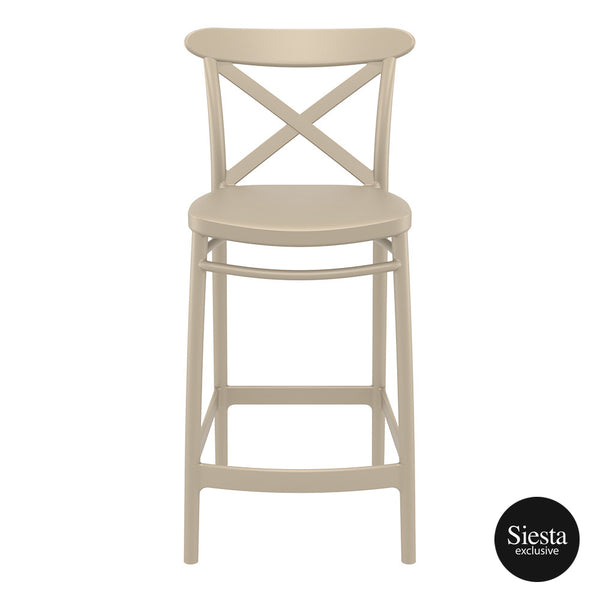 CROSS BAR STOOL 65 - MODERN BAR STOOL – Mega Outdoor